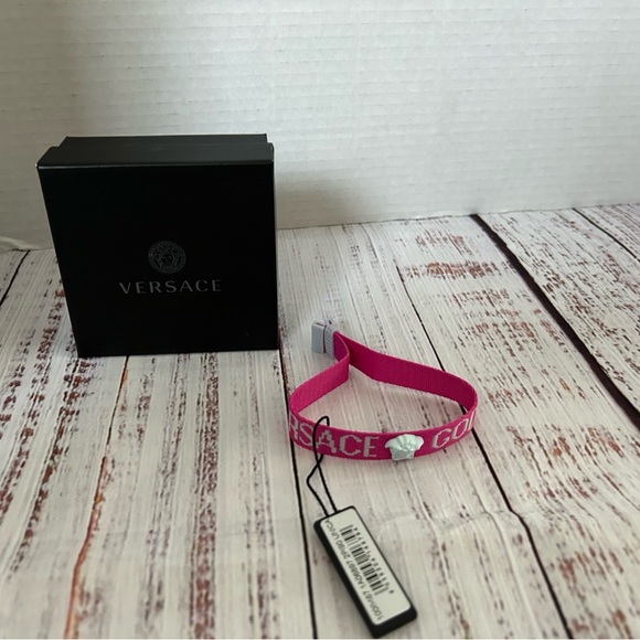 Versace | Jewelry | Versace Goddess Medusa Logo Knit Stretch Wrap ...